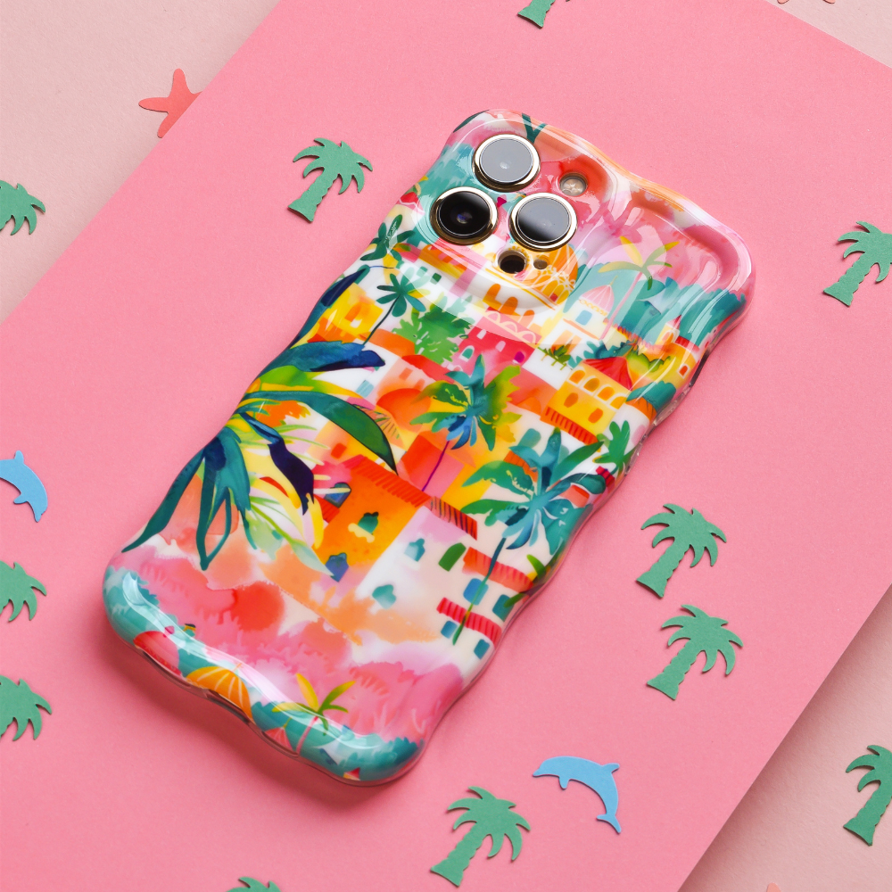 Wavy iPhone Case - Portofino Dreams | Phone Cases | Coconut Lane